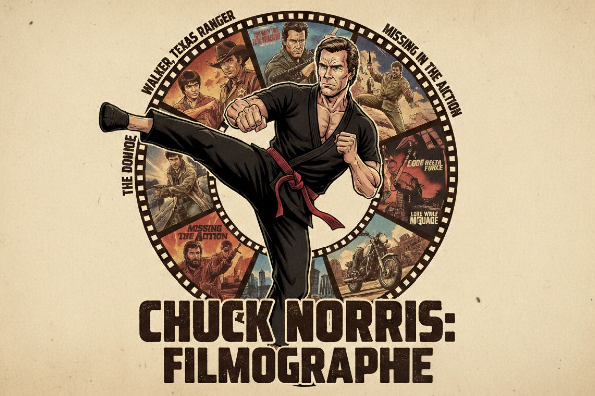 Chuck Norris : tous ses films de 1968 à 2025